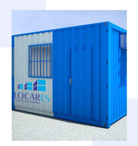 Aluguel de Container Escritório Acoplado ES BA RJ MG SP | LOCARES